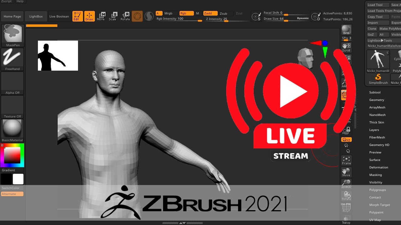Tutorial Zbrush - Crear videos TURNTABLE con Movie - YouTube