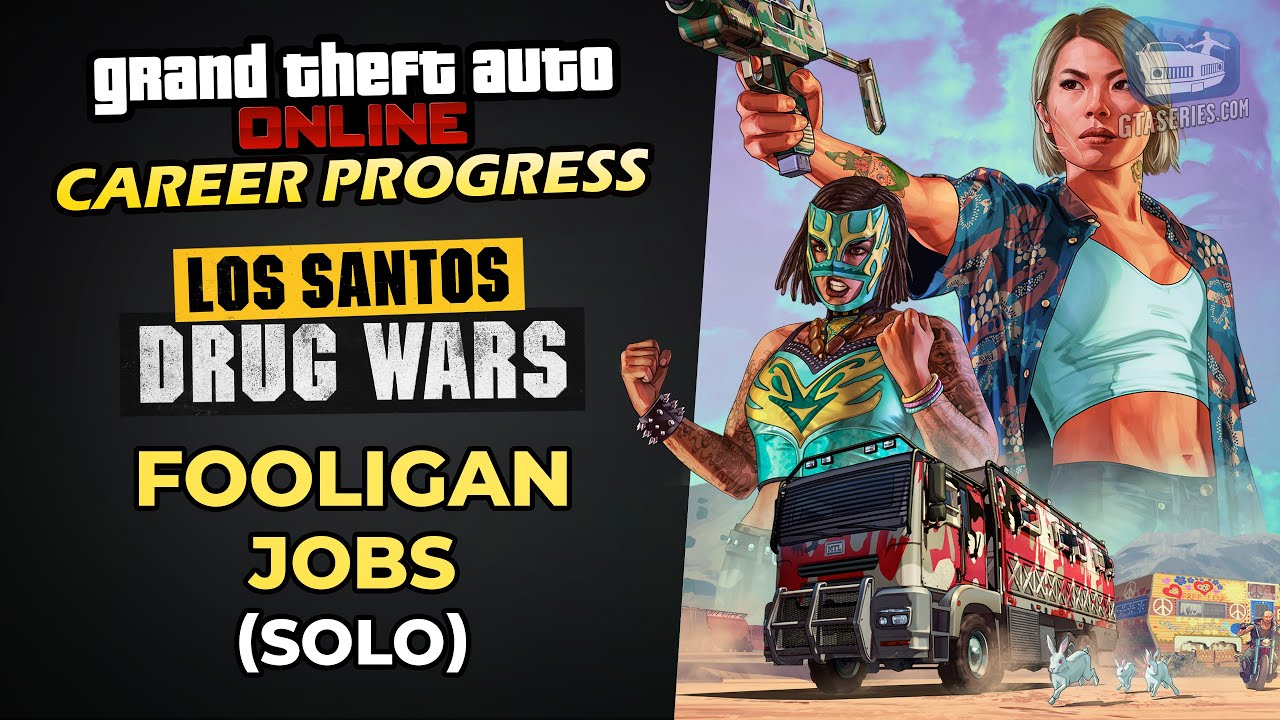 GTA Online Career Progress - Fooligan Jobs [Solo] - YouTube