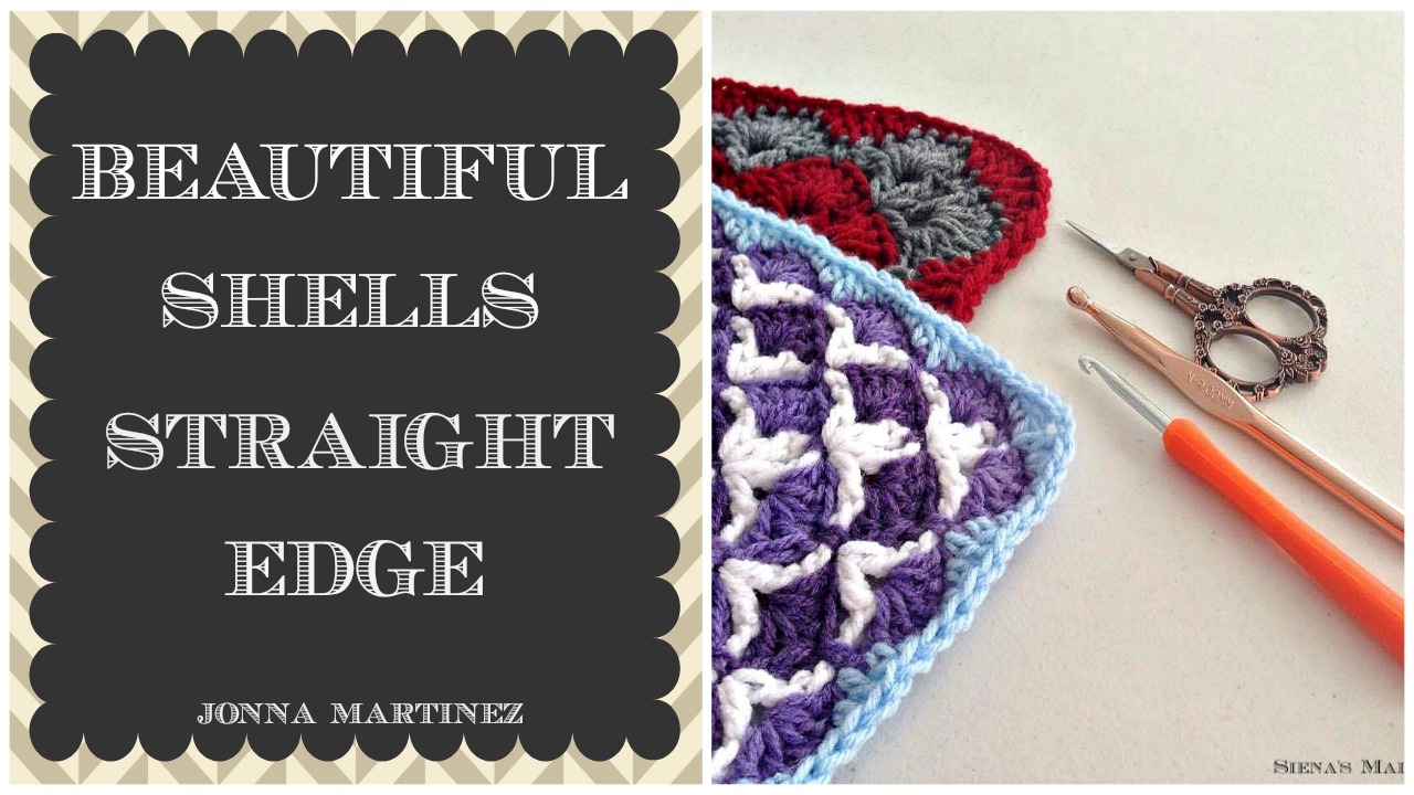 Beautiful Shells Blanket Straight Edge | Shells blanket edging | shells ...