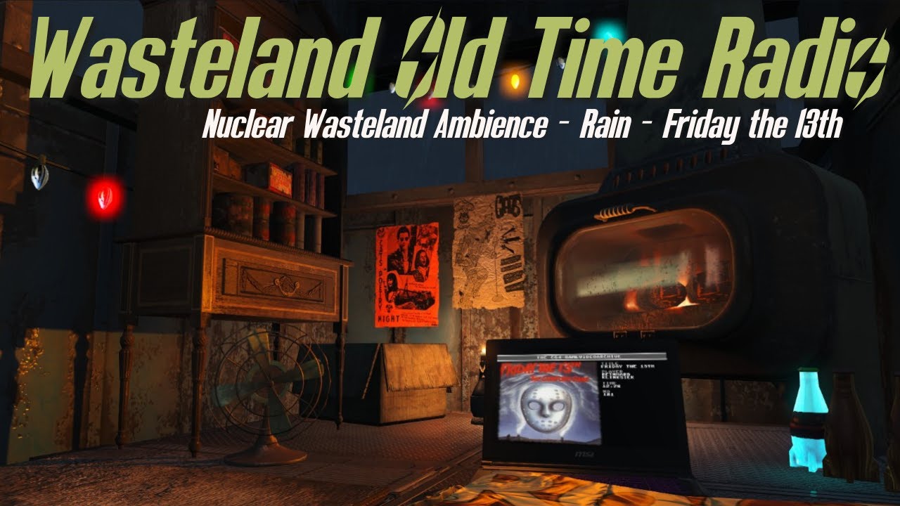 ☢️ Wasteland Old Time Radio Ambience | Fallout 4 Ambience | Friday the ...