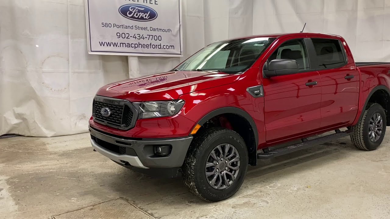 Red 2021 Ford Ranger XLT Review - MacPhee Ford - YouTube