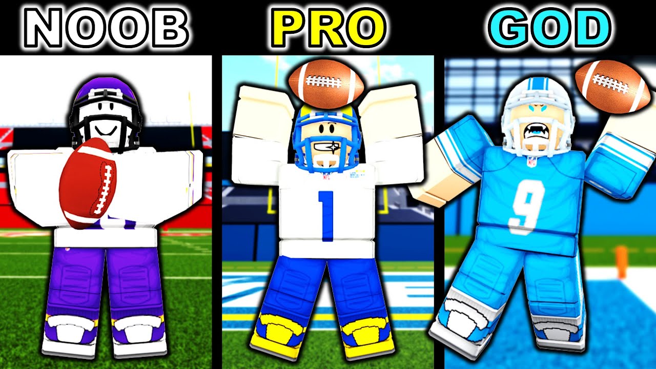 NOOB vs PRO vs GOD WR in Football Fusion 2! - YouTube
