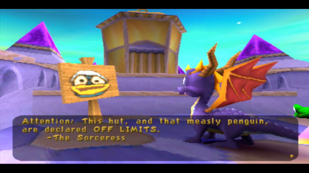 "Spyro 3: Year of the Dragon" All Character Dialogue (Sign Messages ...