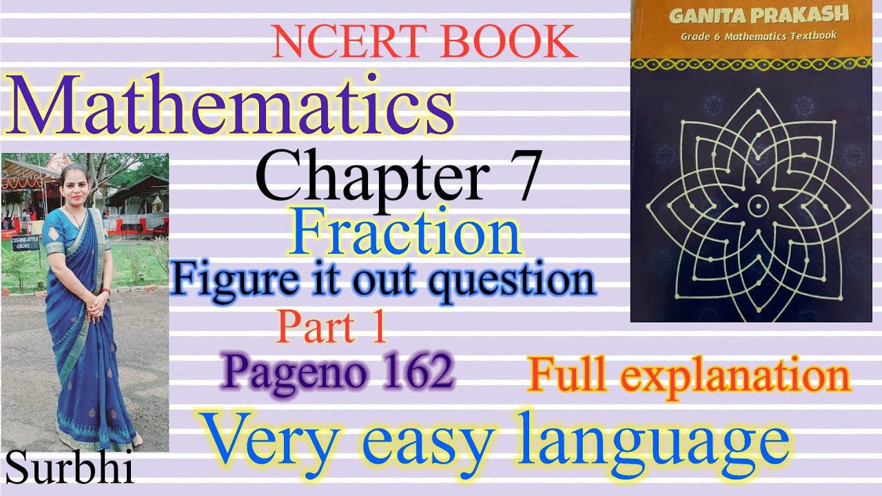 Class 6 chapter 7 fraction #maths #education #class #preparation #Exam ...