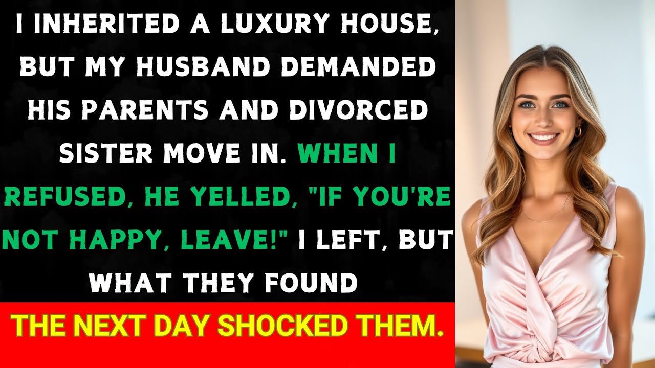 I Inherited A Luxury House, But Before Moving In, My Husband Shocked Me ...