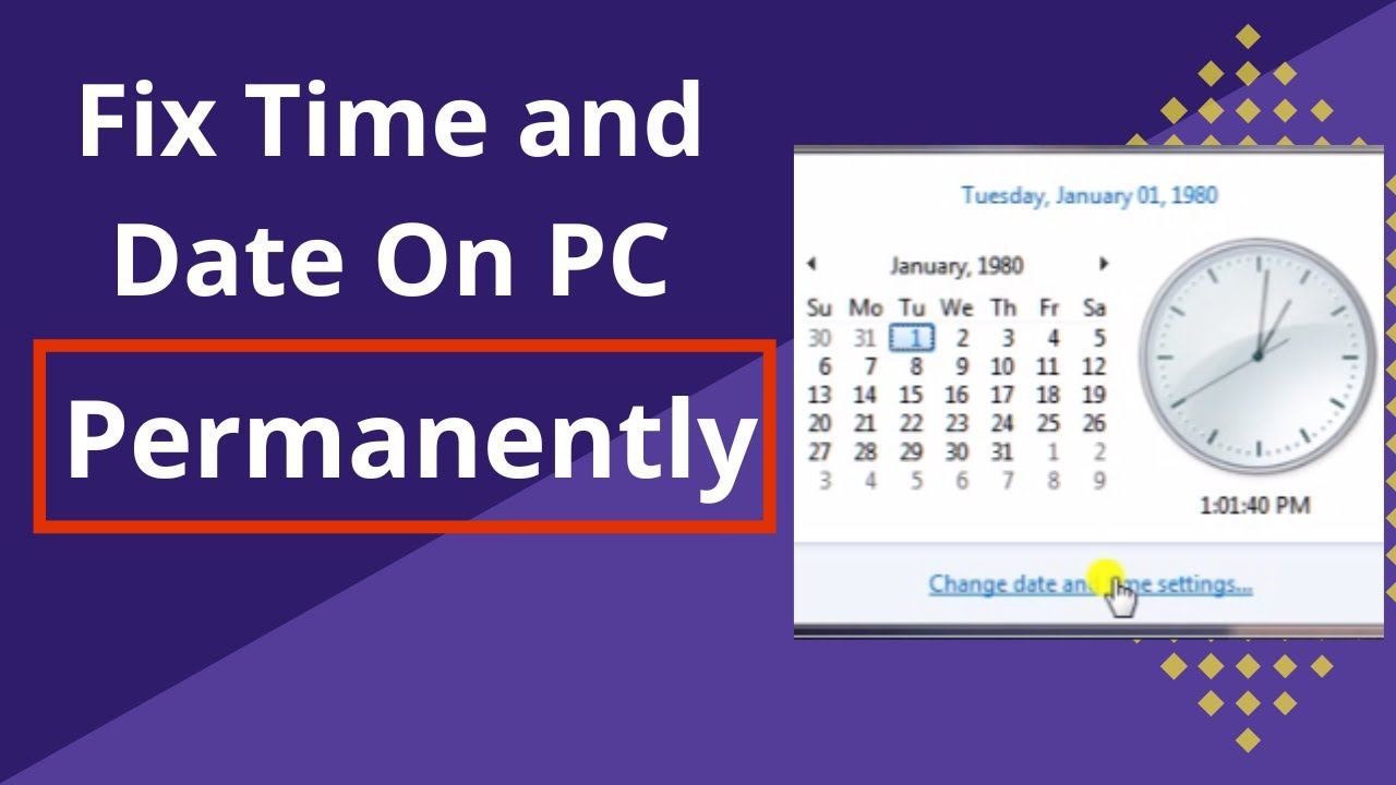 How To Fix Time And Date On Computer Permanently How To Set Time And Date In Computer how-to-fix-time-and-date-on-computer-permanently-how-to-set-time-and-date-in-computer