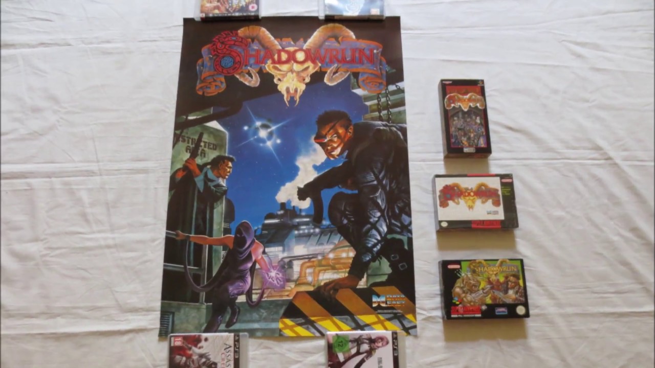 Retro Video Game Promo Collection (PART 51) - Shadowrun Poster (Data ...