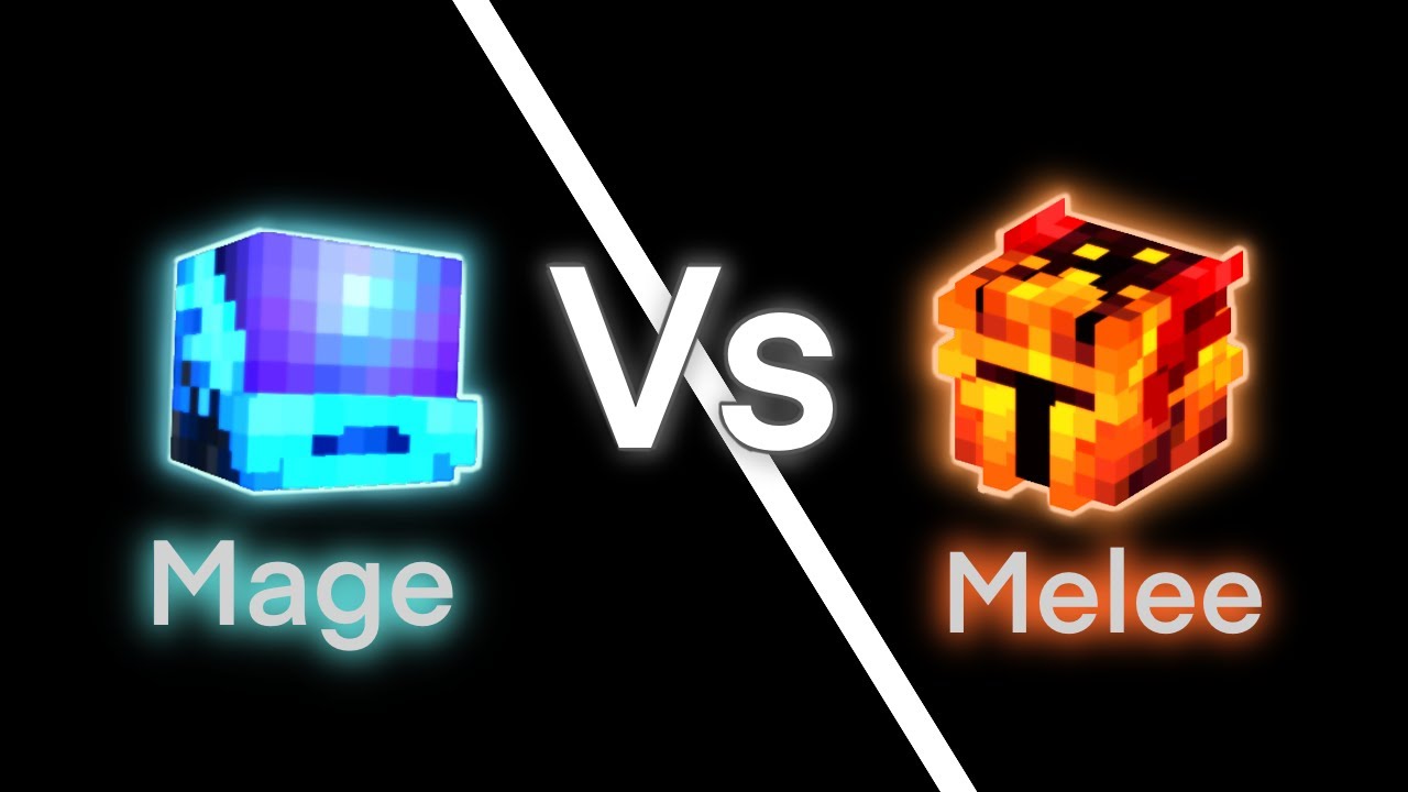 MAGE vs MELEE tarantula slayer l hypixel skyblock - YouTube