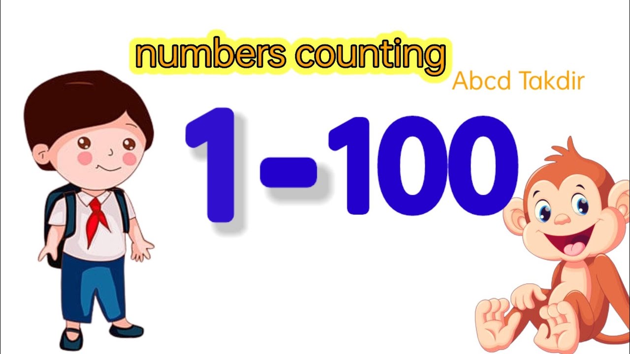 1234 Numbers|Numbers Counting|Learn by Counting 1 To 100 In English ...