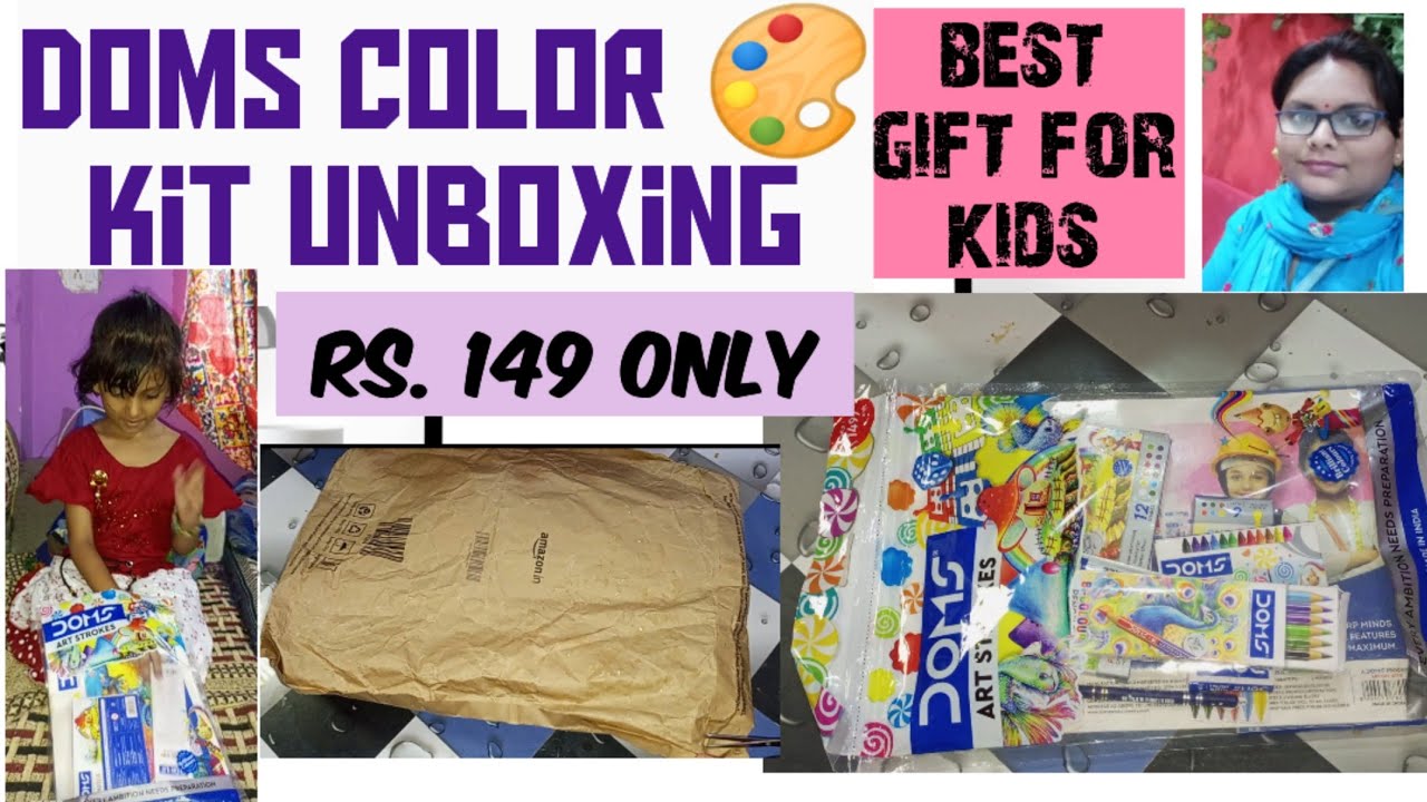 doms colour kit unboxing . rs. 149 doms color kit #doms #colorkit # ...