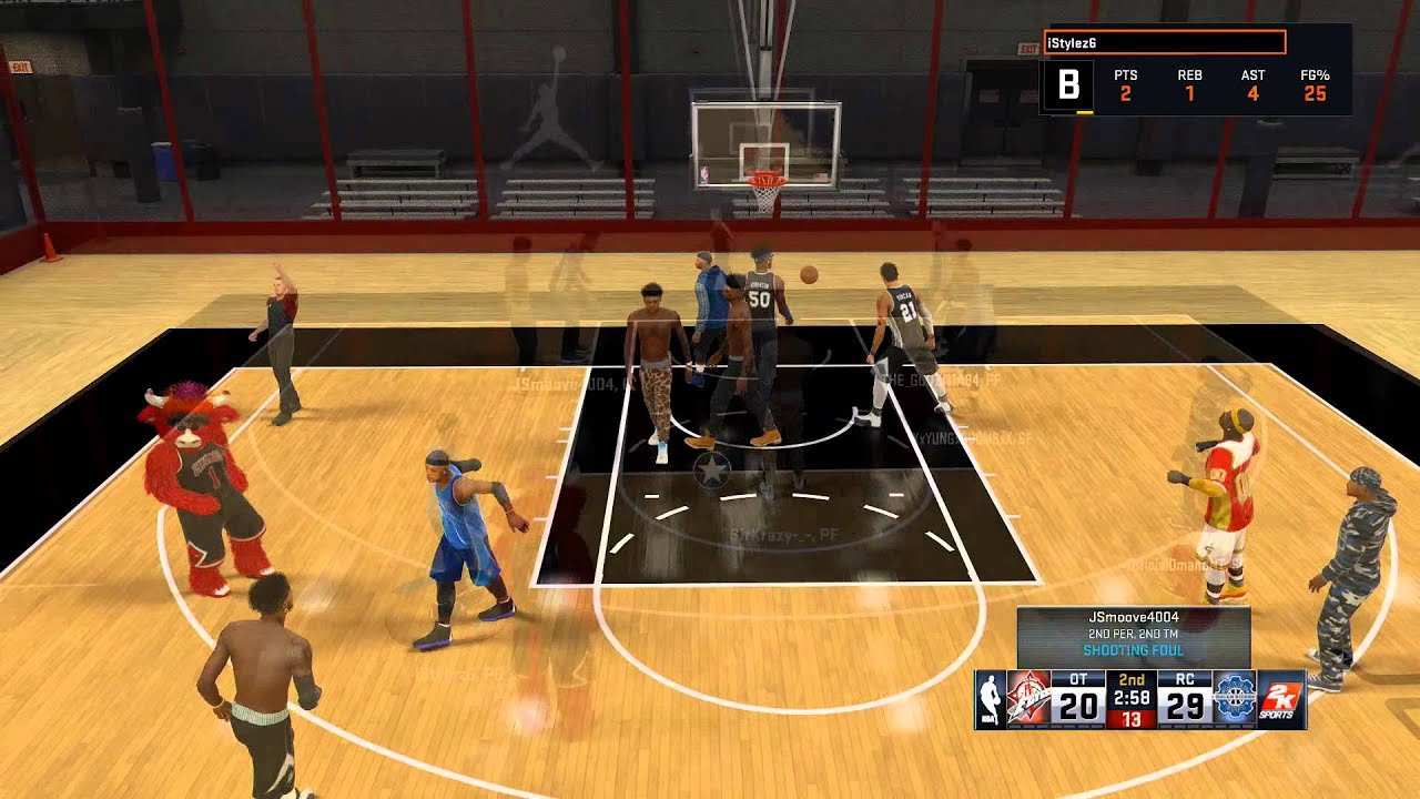 NBA 2K15 Jordan Rec Center: Dman Playing AND1 Basketball - YouTube