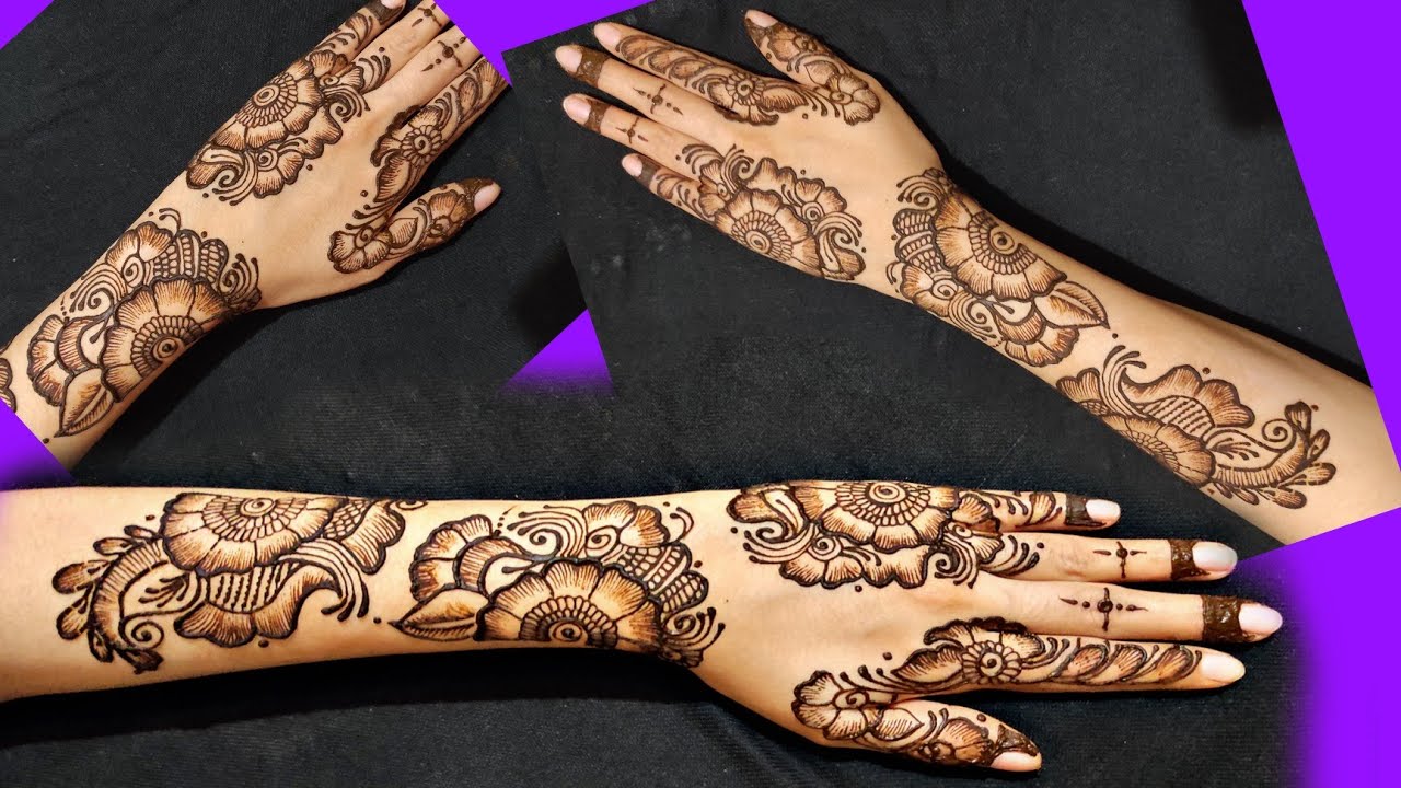 Royal👑 Shaded Mehendi Designs | Stylish mehendi designs for Royal ...