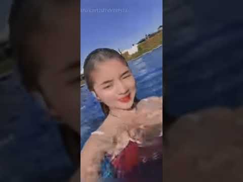 #video TIKTOK kenzy cantik& gemoy😍 _ main basah basah an🤤