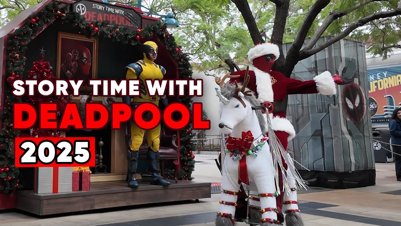 Storytime with Deadpool Holiday Special | Disneyland Avengers Campus ...