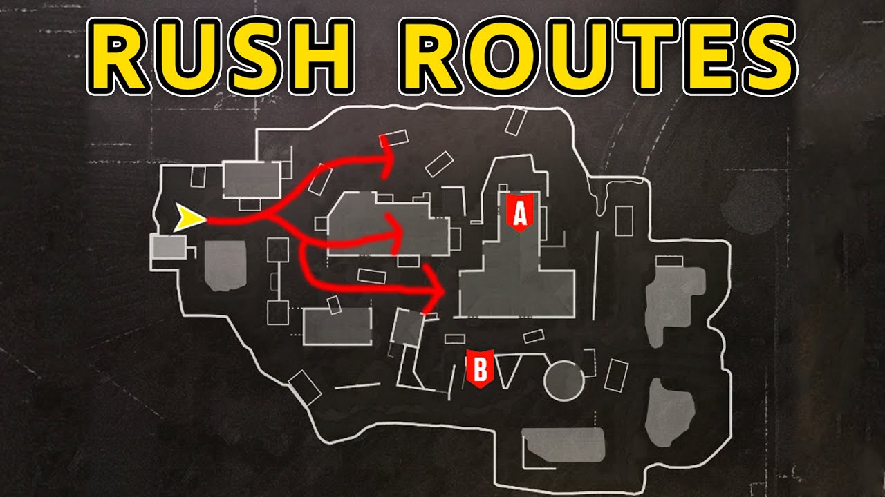 The Top 10 BEST Rush Routes in Vanguard Search and Destroy - YouTube