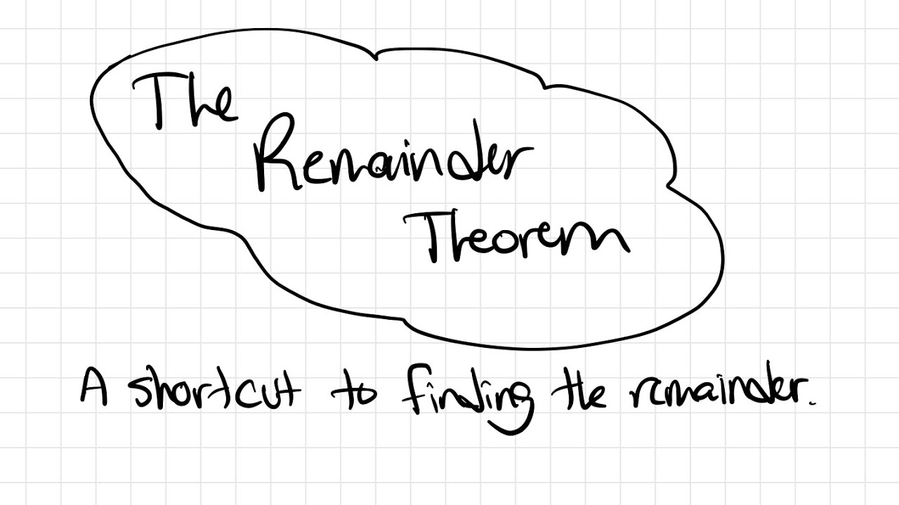 The Remainder Theorem YouTube the-remainder-theorem-youtube