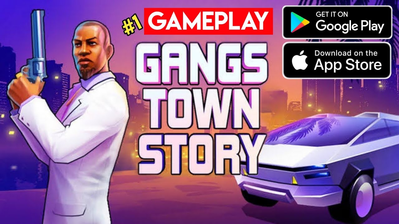 Gangs town story first gameplay (android/iOS)||4k gameplay||No ...