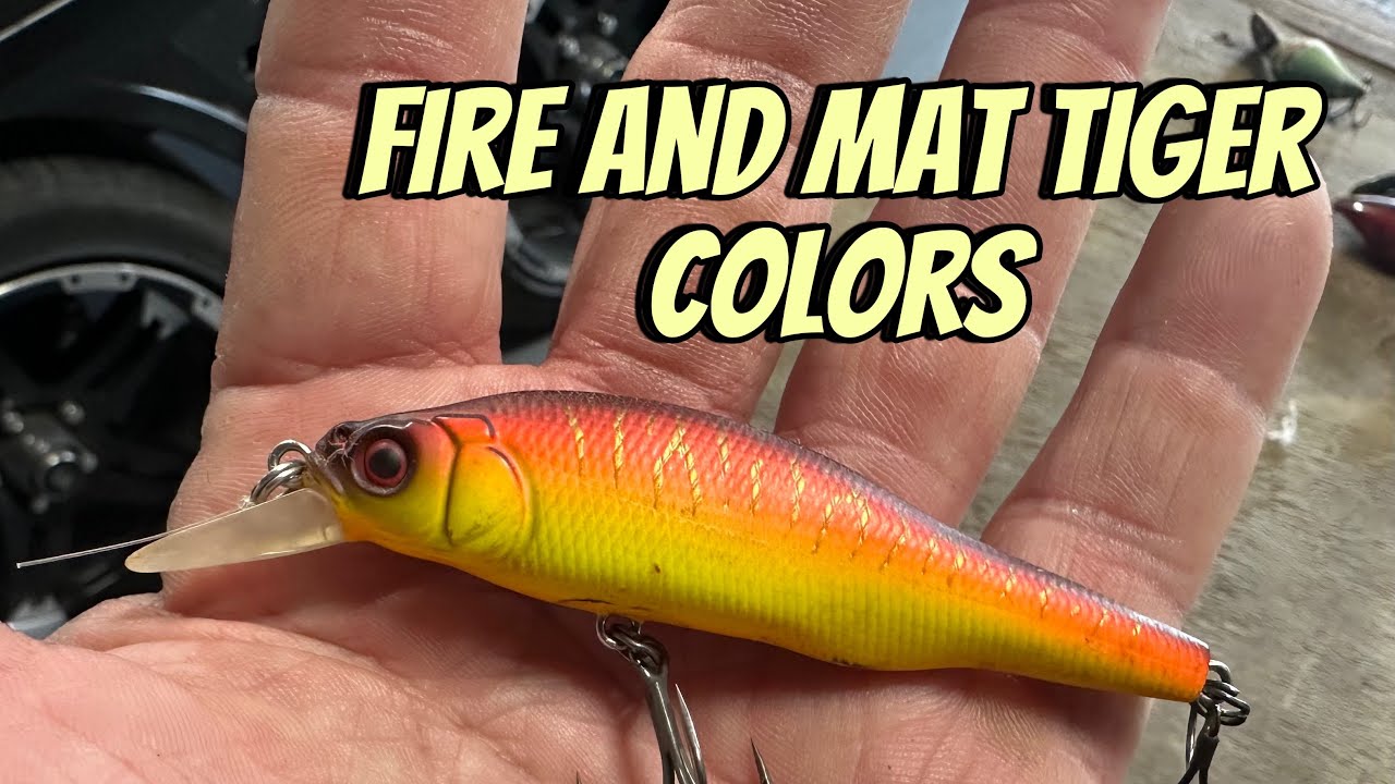 When Fire And Mat Tiger Colored Lures Outfish All Other Colors - YouTube
