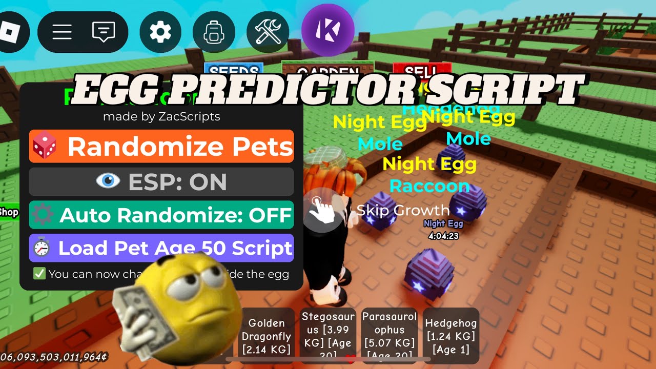 (ZEN UPDATE🔥) Grow a Garden EGG PREDICTOR SCRIPT | WORKING | KEYLESS ...