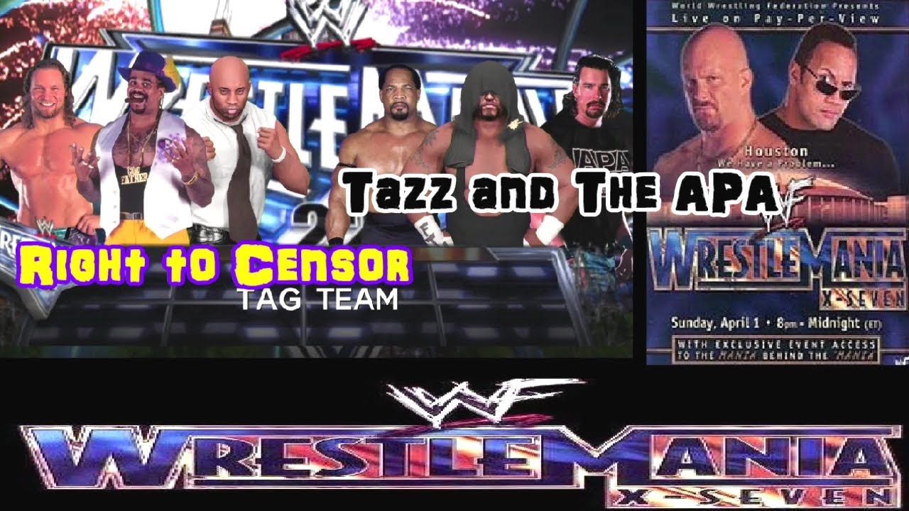 WrestleMania 17 | Tazz & The APA vs. Right to Censor - YouTube