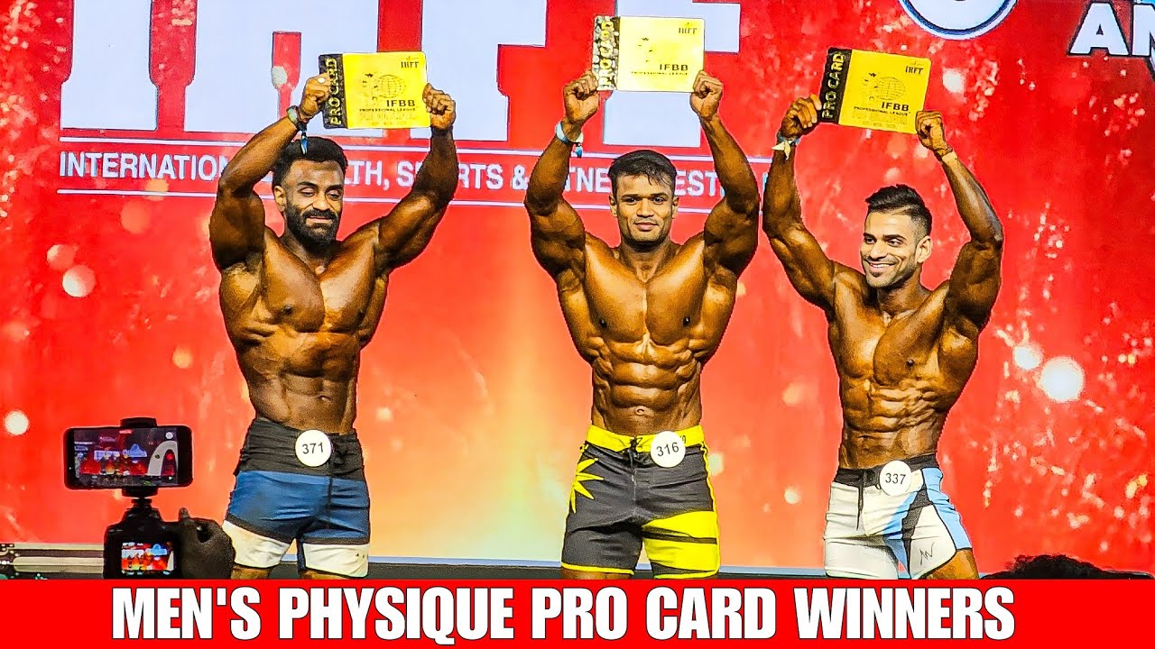 Men's physique All Pro Card Winners 🏆 🇮🇳 | Sun Physique Pro Card ...