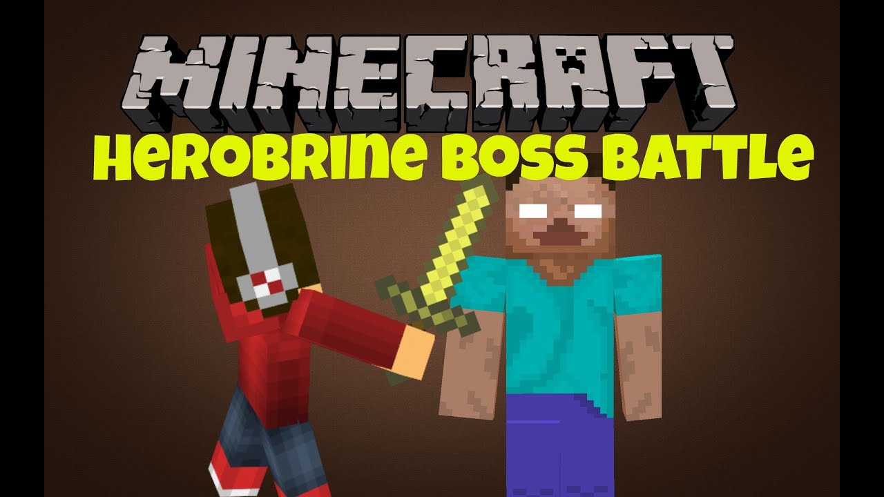 Minecraft Boss Battles: HEROBRINE! - YouTube