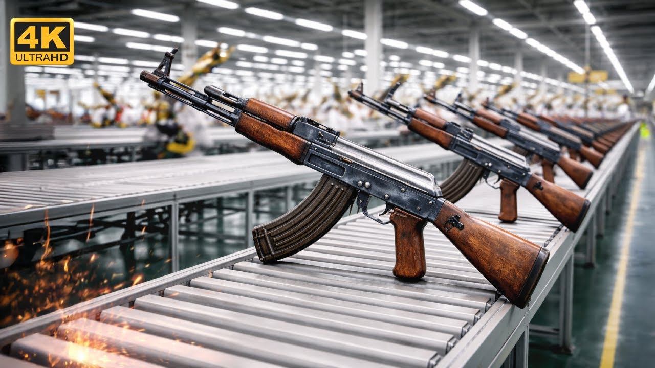 Inside the AK-47 Kalashnikov Factory From Raw Steel to the Legendary ...