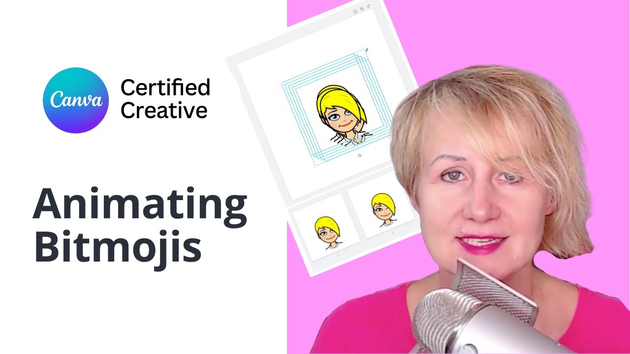 How to Create Animations with your Bitmoji in Canva - YouTube