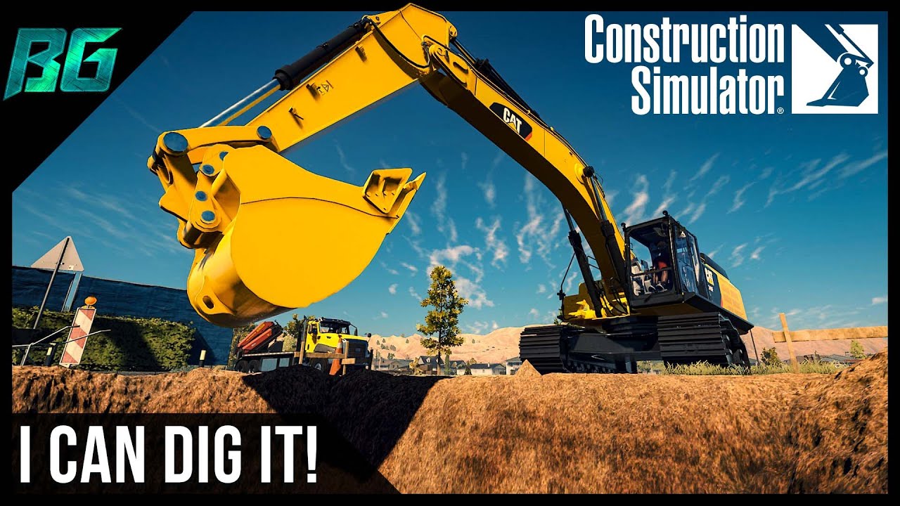 I Can Dig It! | Construction Simulator LIVE (Giveaway!) - YouTube