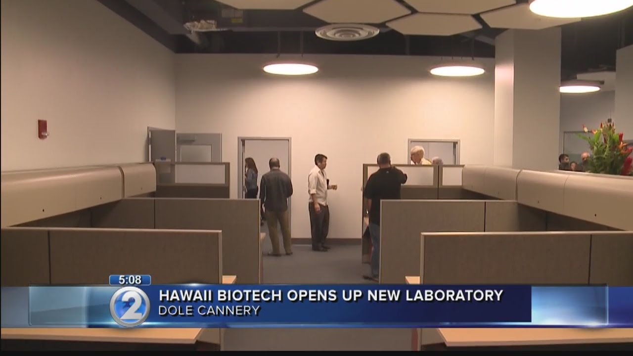 Hawaii Biotech opens new lab, headquarters at Dole Cannery - YouTube