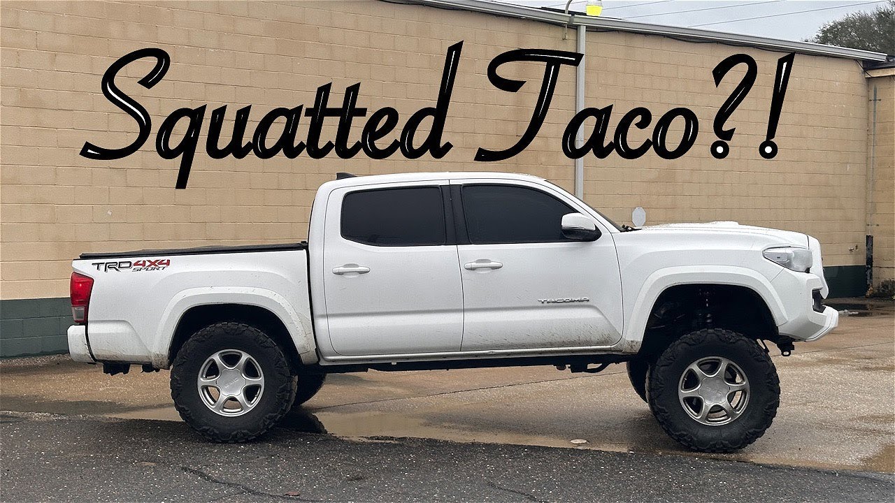SQUATTING A TACOMA?! | 6" LIFT WITH 2" LEVEL | A-PREMIUM IGNITION COIL ...