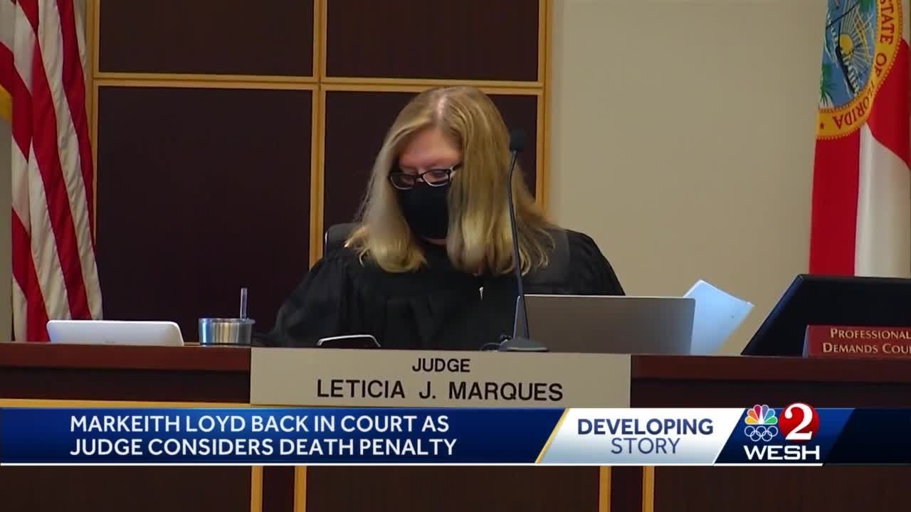 Loyd back in court as judge considers death penalty - YouTube
