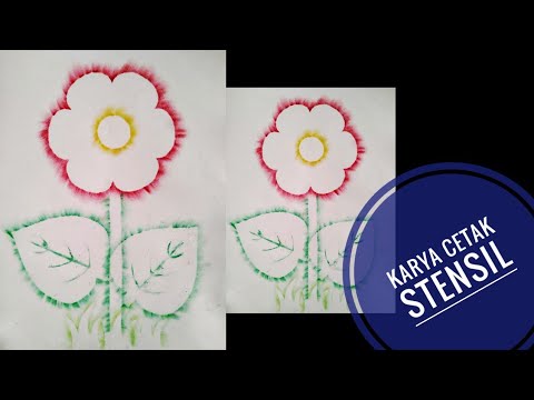 Cara Membuat Karya Cetak Stensil || Seni Rupa Kelas 2 SD Kurikulum ...