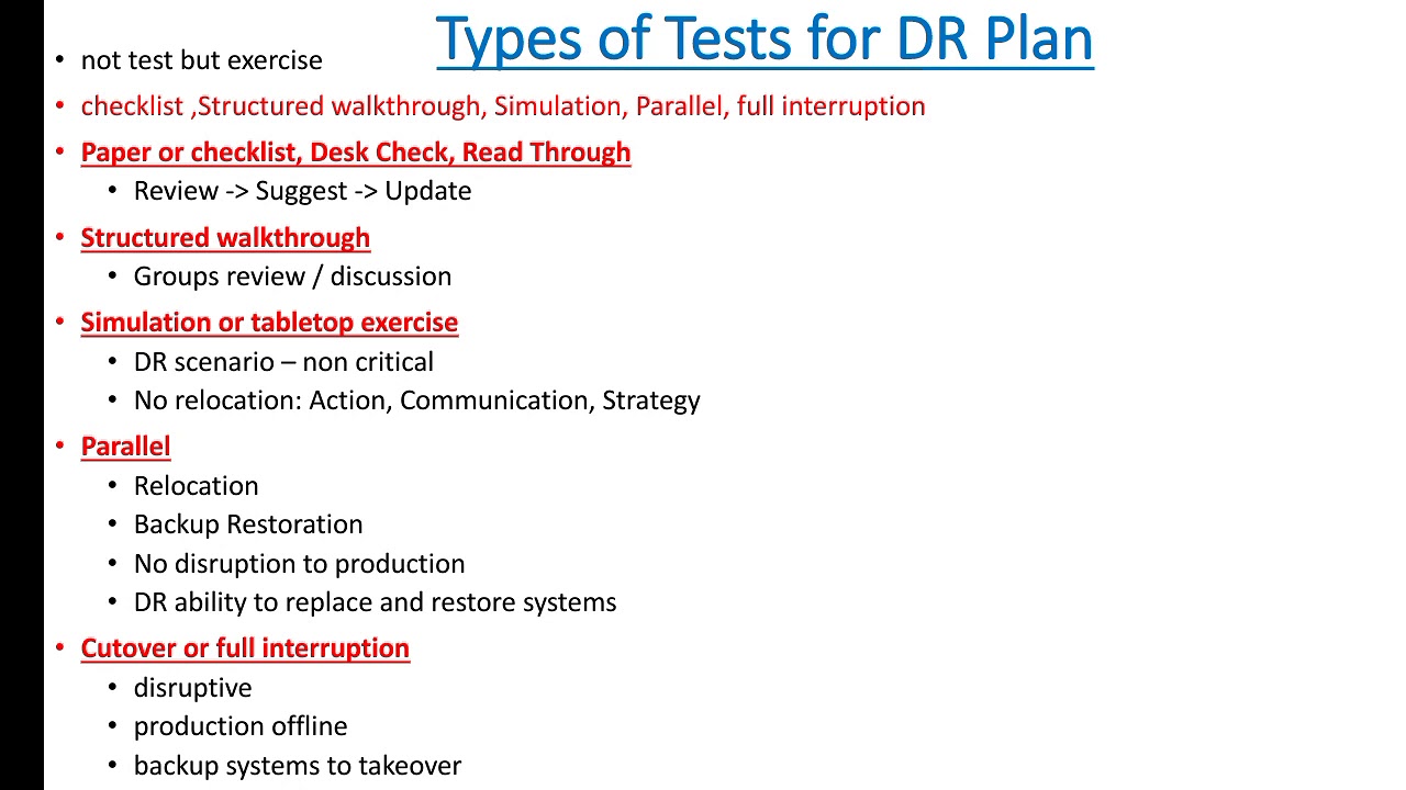 Testing Disaster Recovery - YouTube