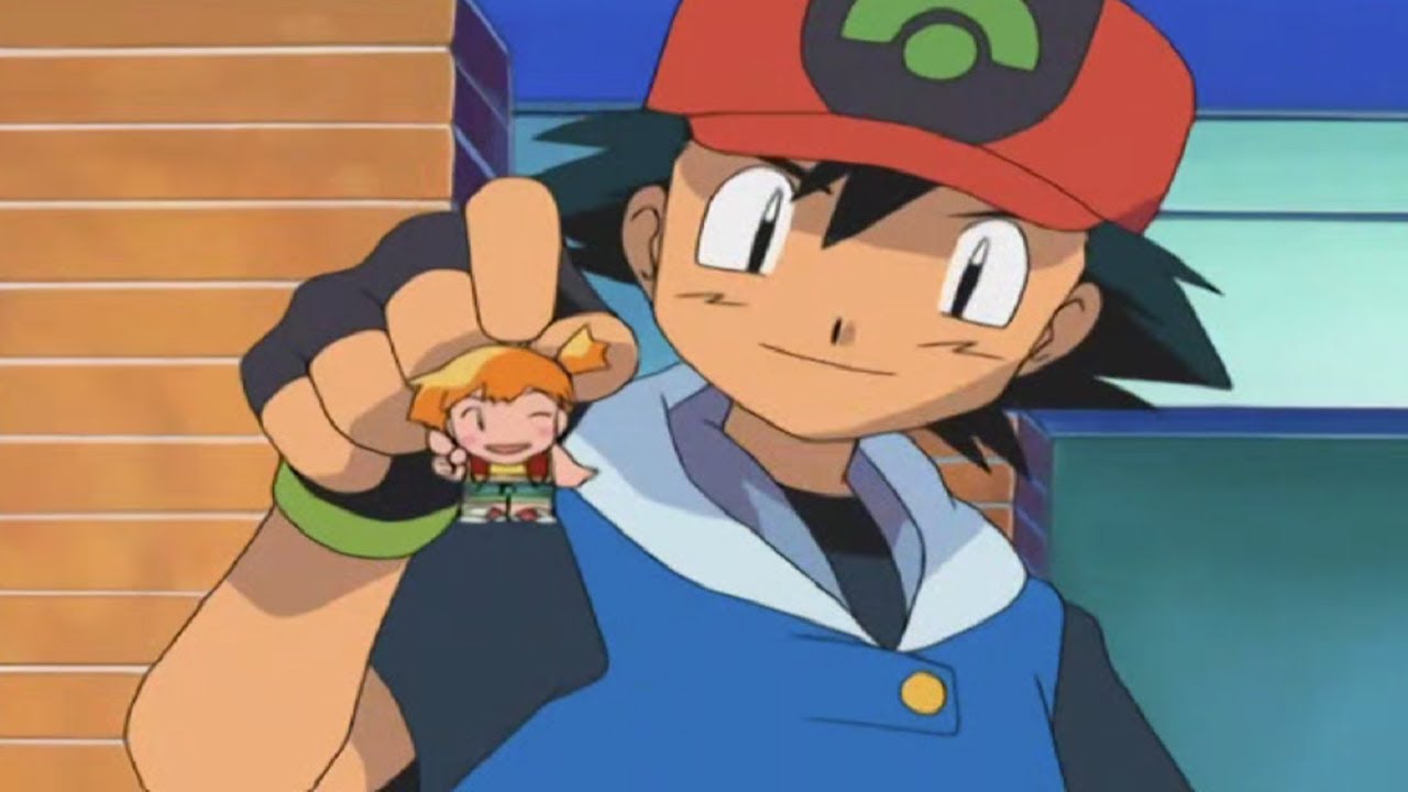 Misty giving Ash a Misty's special lure as a gift || Pokémon Battle ...