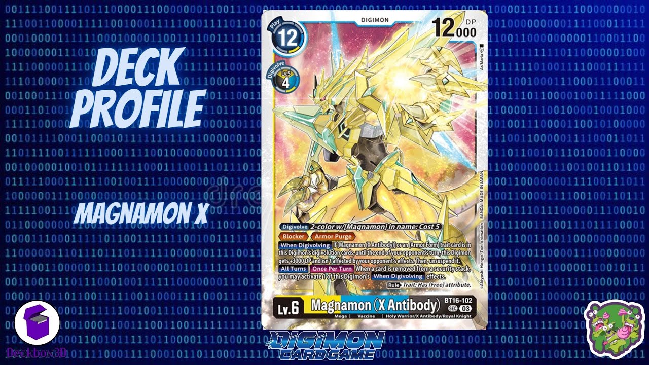 Deck profile Magnamon X | BT16 - YouTube