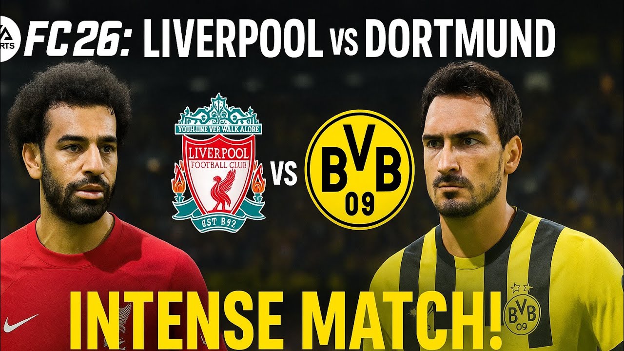 FC26: Liverpool vs Dortmund – Intense Match! - YouTube