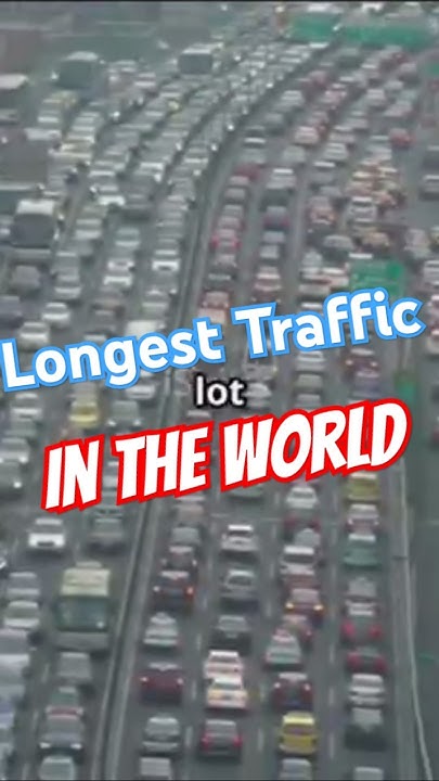 The Longest Traffic Jam In The World #traffic - YouTube