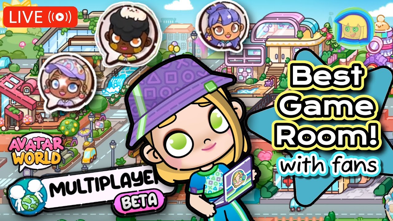 (LIVE) **SHOW ME YOUR BEST GAMEROOM** Will You Win? (Avatar World with ...