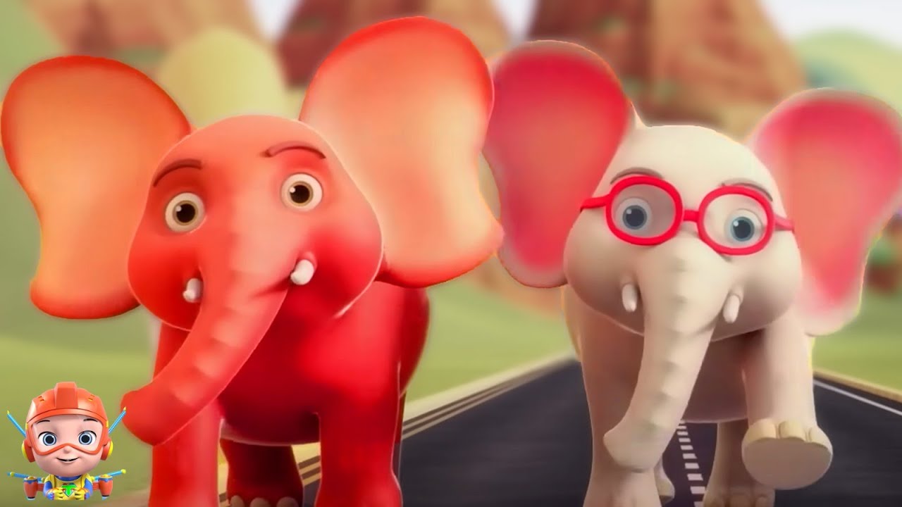 Hathi Wala Cartoon, एक मोटा हाथी, Kids Animal Video and Hindi Kavita ...