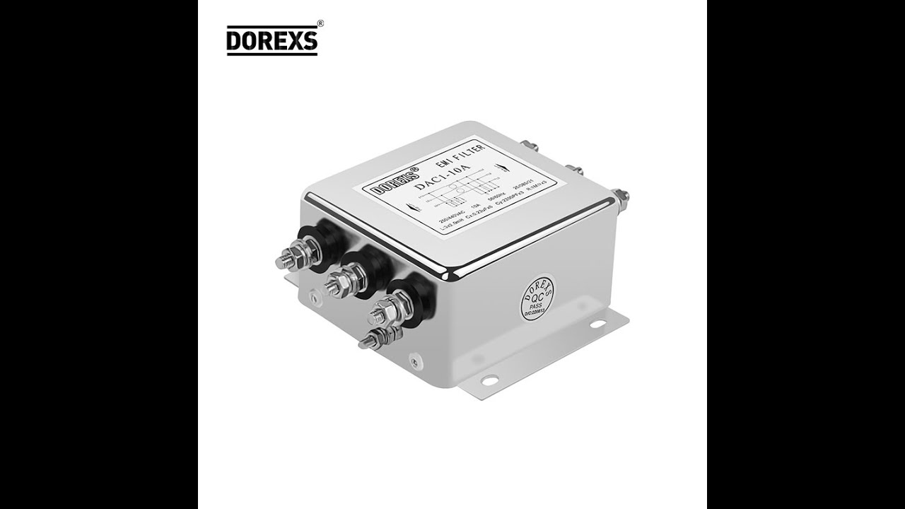 DAC1 Three-phase AC power noise filter - YouTube