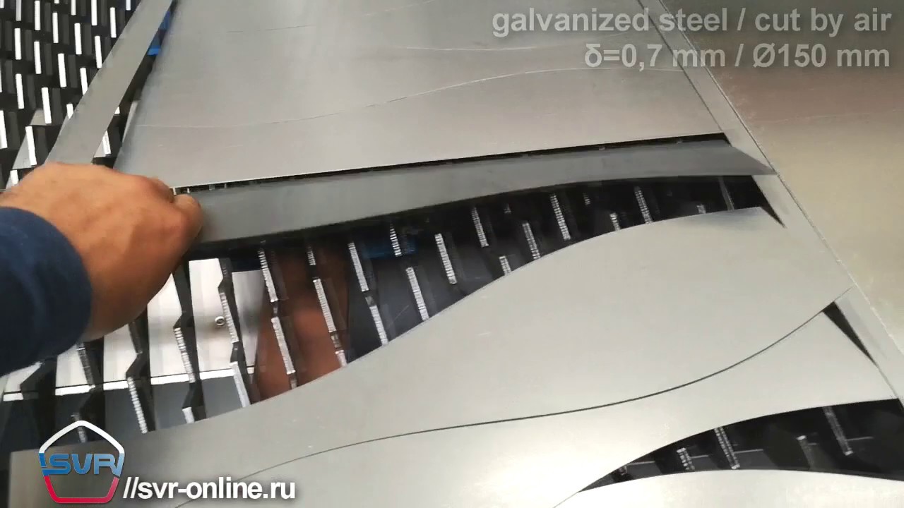 HVAC Fiber Laser (SVR) - cut by air - YouTube