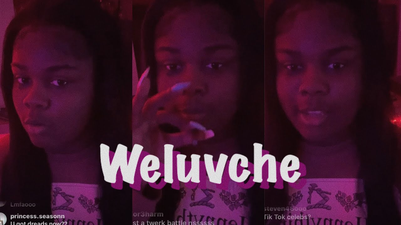 11.08.2021 weluvche ig live | monaleo joins + twerking + tryna find the ...