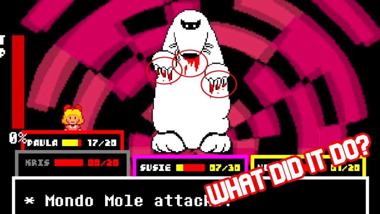 Deltatraveler MANDO MOLE BOSS BATTLE (Pacifist Route - Part 2) - YouTube