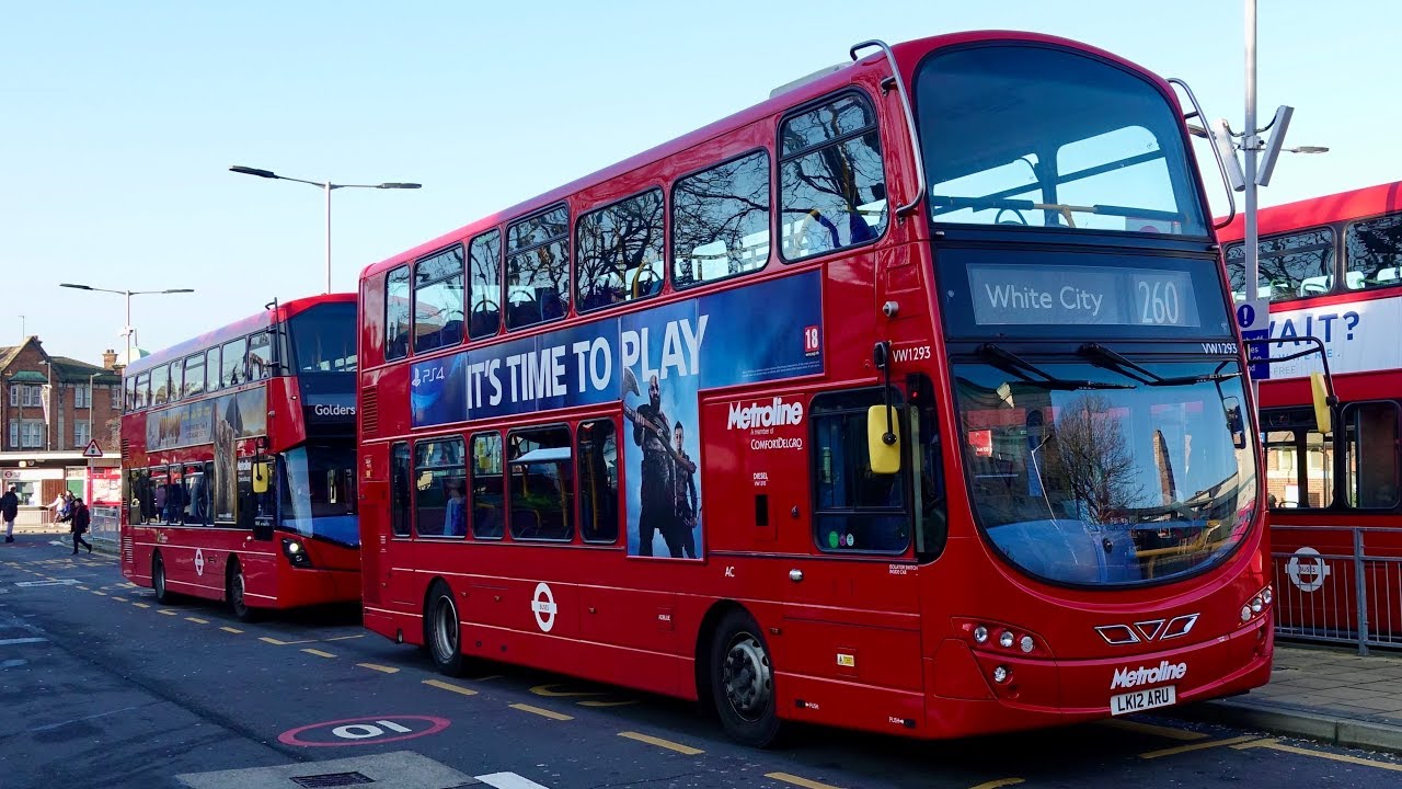 London Buses - Route 260 - Golders Green to White City - YouTube