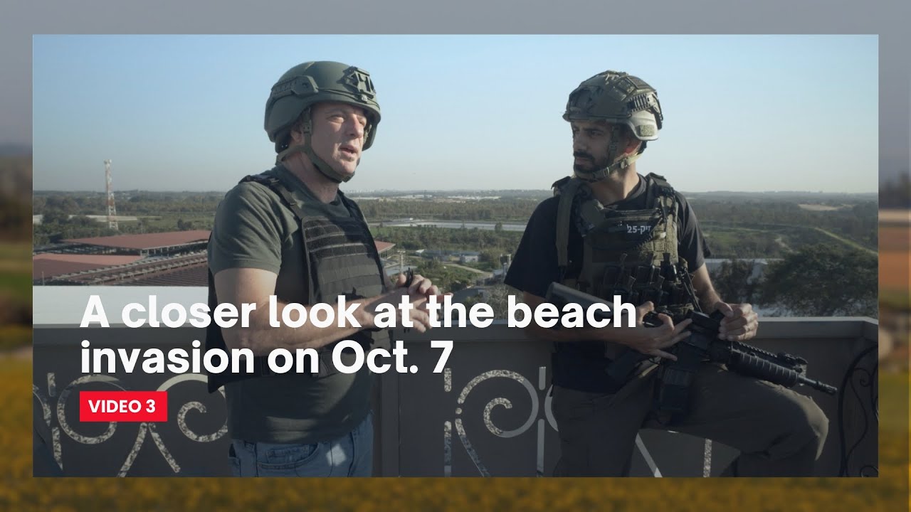 A closer look at the beach invasion on Oct. 7 - YouTube