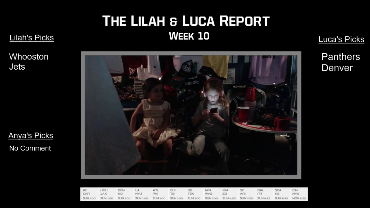 The Lilah & Luca Report: Week 10 - YouTube