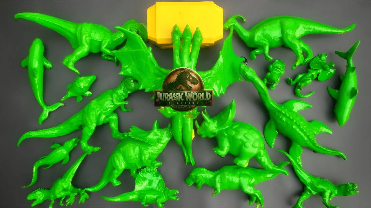 Dinosaurus Jurassic World Dominion🦕 Allosaurus, T-rex, Dilophosaurus ...