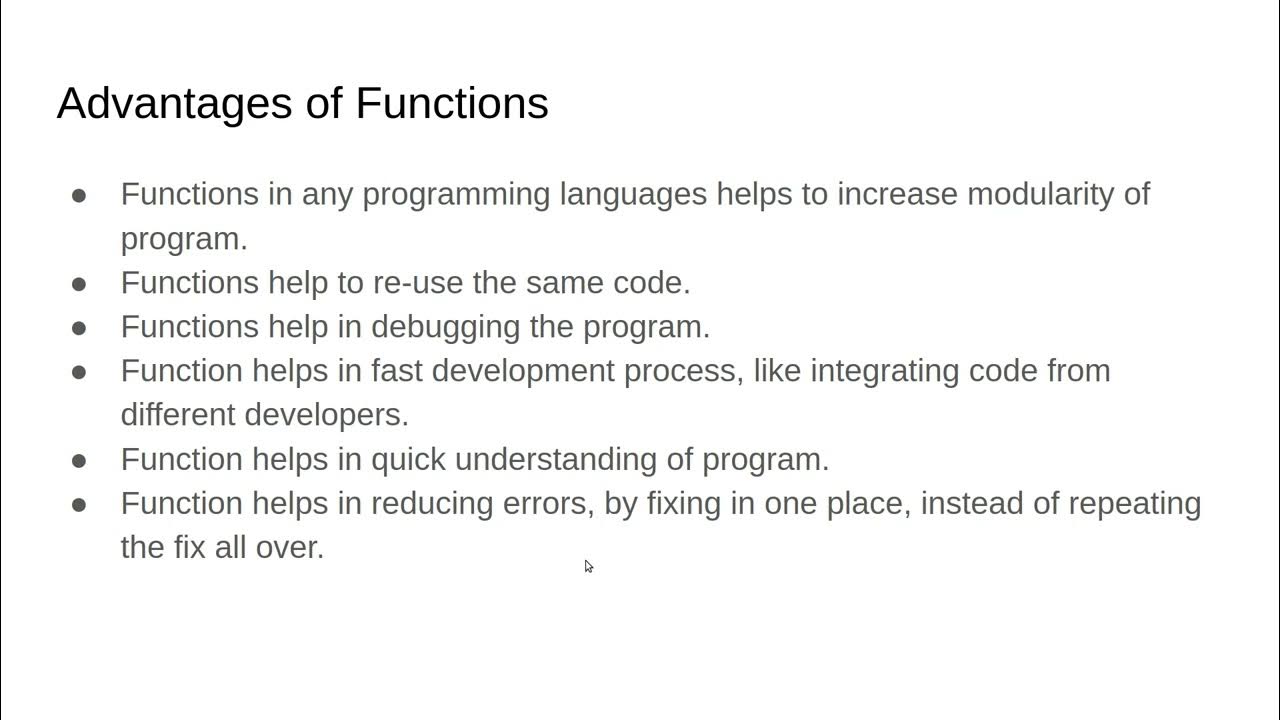 05_01: Functions in Python - YouTube