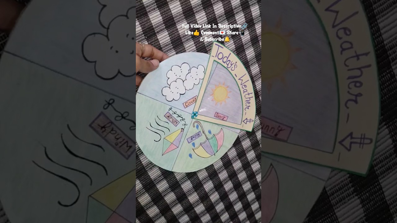 Weather Chart Kaise Banaye | Student Project | 4 Weather In One Chart ...